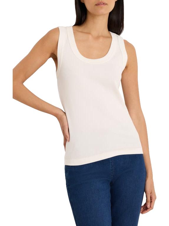 NIC+ZOE NIC+ZOE Ribbed Scoop Neck Tank